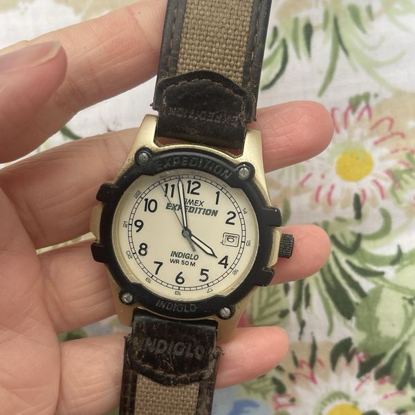 Timex Expedition Indiglo Wr50m Mens Quartz Watch With Date NN | WatchCharts Marketplace