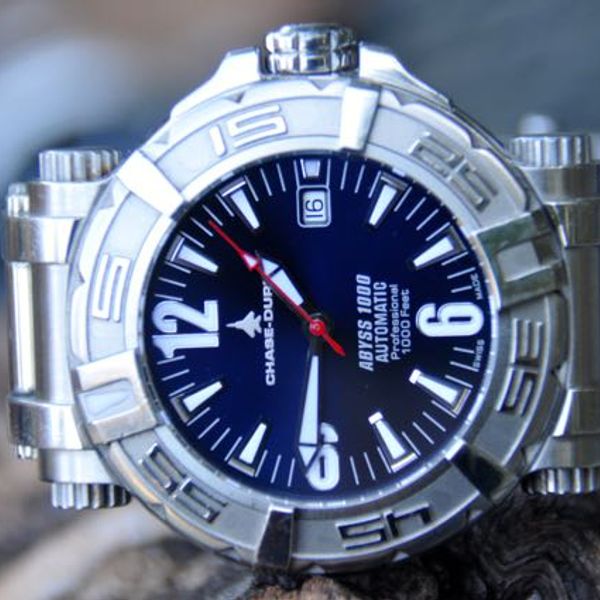 Chase Durer Abyss 1000 Automatic Dive Watch Swiss Made $350 ...