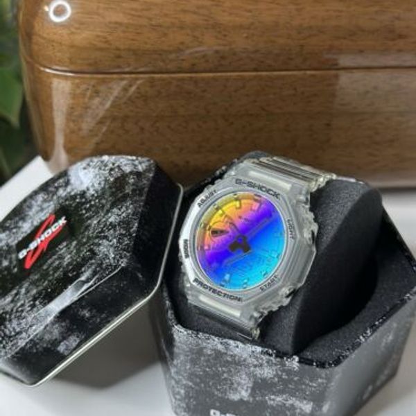 Casio G-Shock Iridescent Rainbow Series Watch Analogue / Digital GA ...