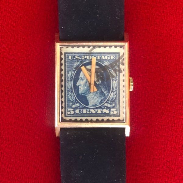 RARE VANTAGE 1970 BILL BLASS HAMILTON GEORGE WASHINGTON 5 CENT STAMP ...