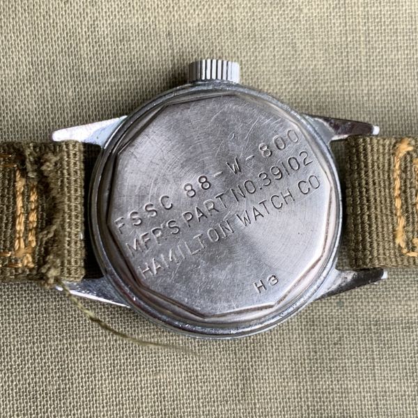 1940's Hamilton FSSC 88-W-800 Hack WWII US Military Grade 2987 ...