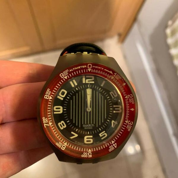 Swatch Snowpass Men's Watch with Altimeter | WatchCharts Marketplace