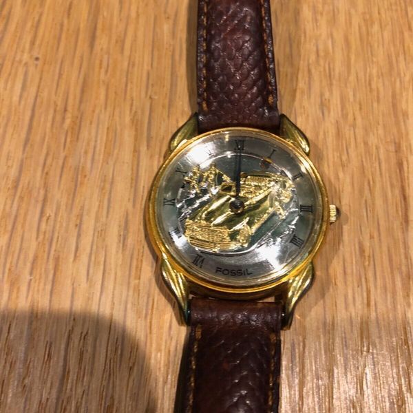 Mens Fossil Antique Car Watch SK-5037 3D Face - Needs Battery ...