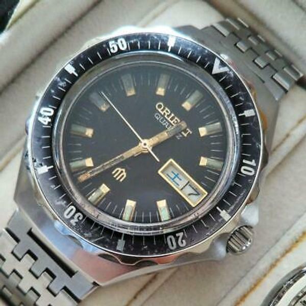 70s Vintage Orient Quartz Diver Watch Men's | WatchCharts Marketplace