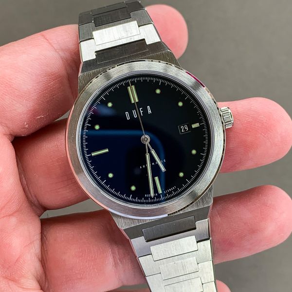 DuFa Günter Automatic German Made Blue Dial Sports Watch LNIB ...