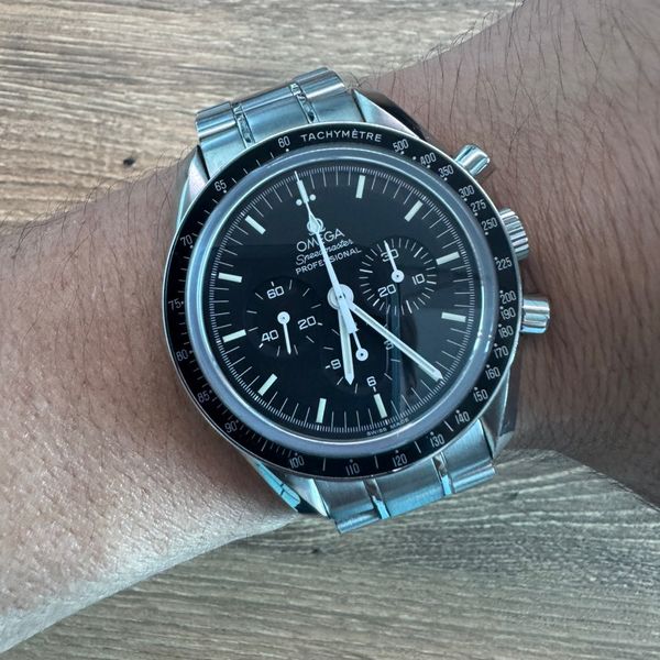 LOWEST!! Sapphire Omega Speedmaster Moonwatch 42mm Calibre 1863 Ref ...