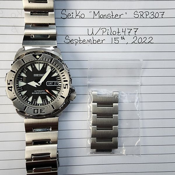 [WTS] Seiko Monster SRP307 | WatchCharts