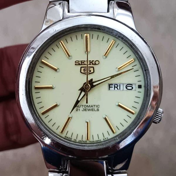 Vintage Seiko 5 automatic 21 jewels Luminous dial Cal 7s26 | WatchCharts Marketplace