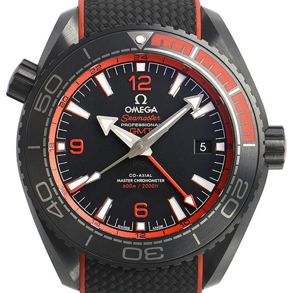 Omega OMEGA Seamaster Planet Ocean Master Chronometer GMT Deep Black ...