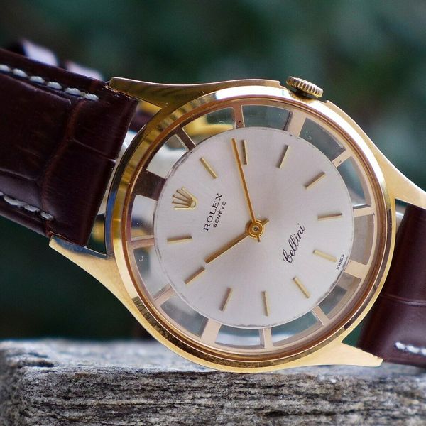 ROLEX CELLINI CAL 1401 MOVEMENT MIDSIZE MEN’S WATCH RECASED NOS ...