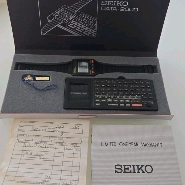 SEIKO DATA-2000 VINTAGE 1985 MINT COLLECTORS SEIKO(No Sound ...