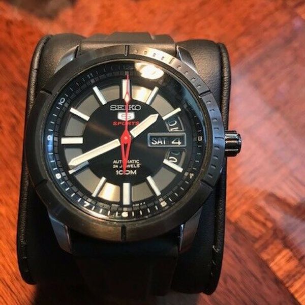 seiko 5 sports, rubber strap | WatchCharts Marketplace
