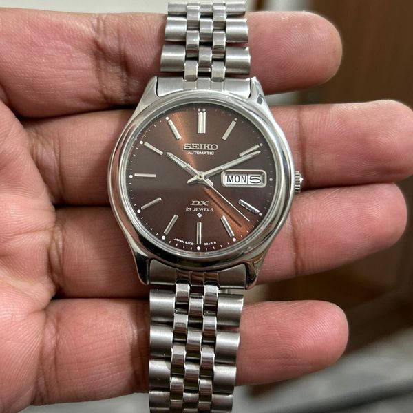 Seiko DX Chocolate Dial Automatic Wrist Watch for Gents Japan ...
