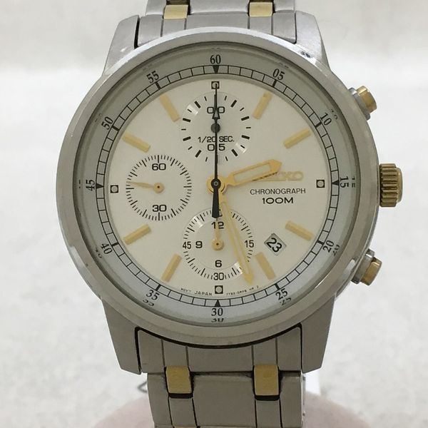 [Used] SEIKO Overall scratches / 7T92-0LT0 / Quartz watch / Analog ...