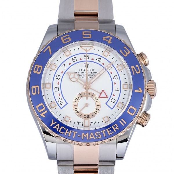 Rolex ROLEX Yacht Master II Benz Needle 116681 White Dial Used Watch ...