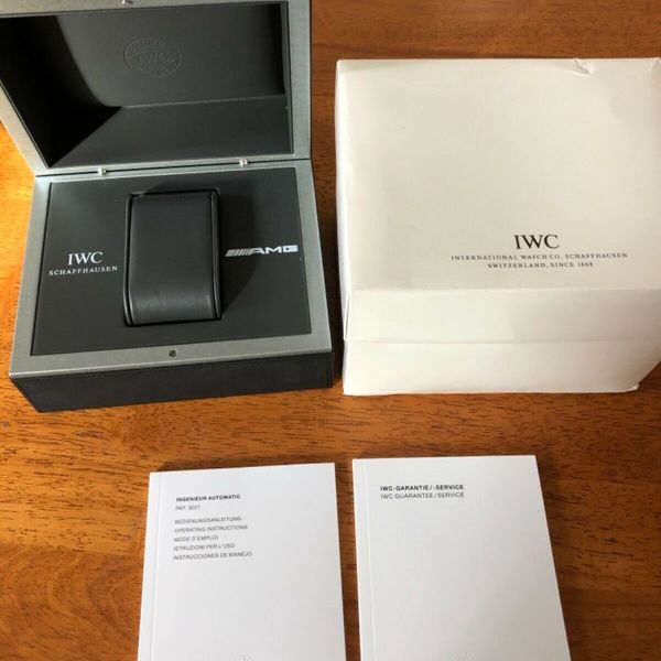 IWC Ingenieur AMG complete watch box set | WatchCharts Marketplace
