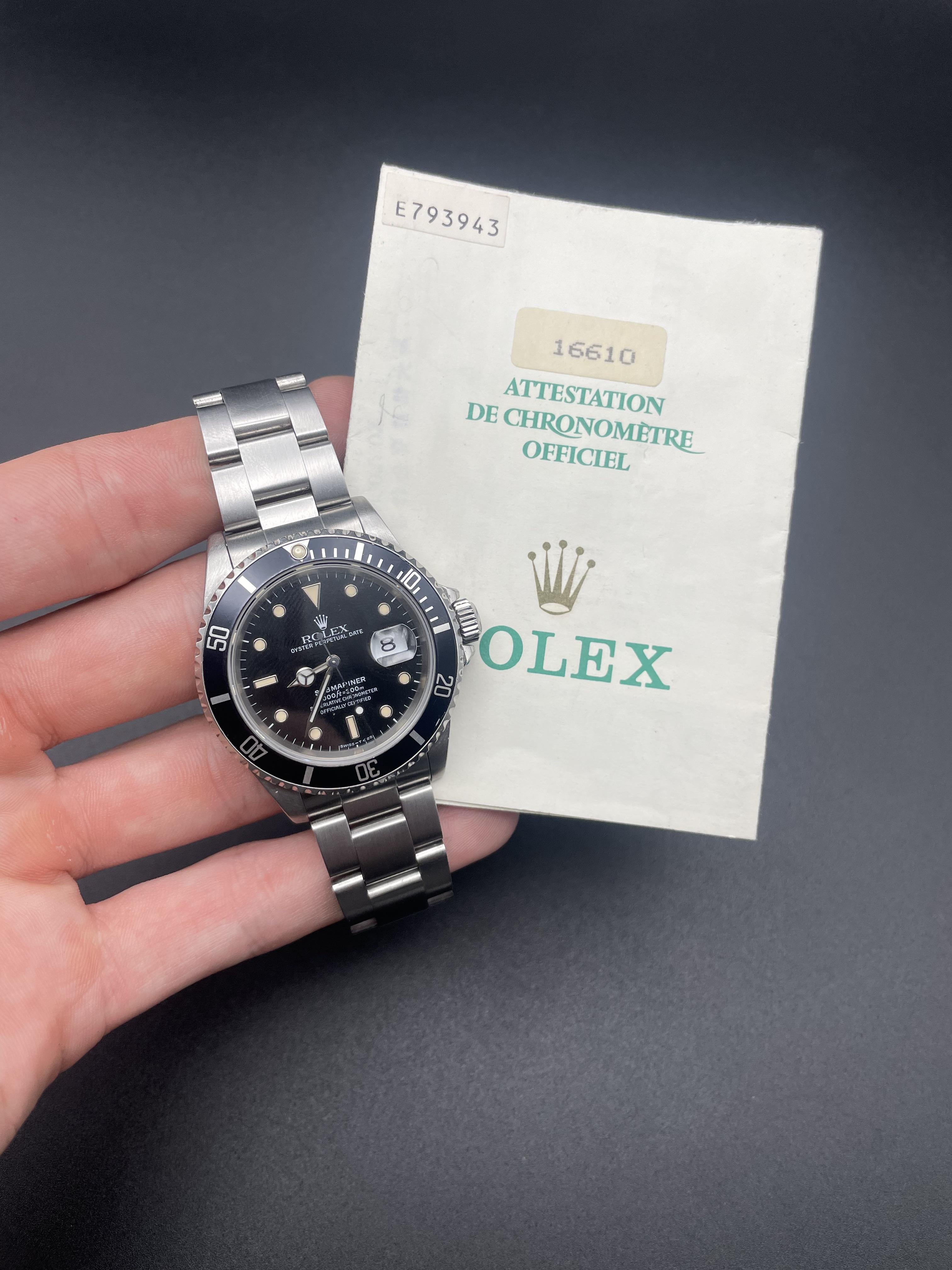 [WTS] Rolex Submariner with Papers | WatchCharts Marketplace