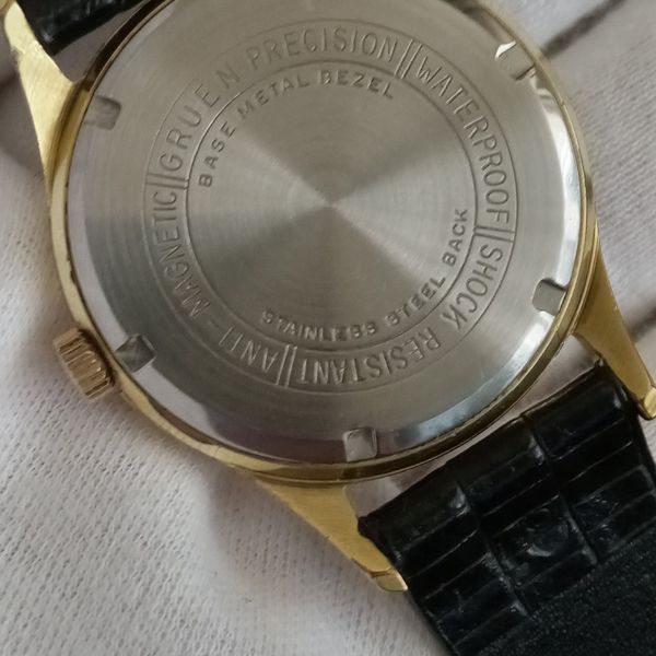 1960s Vintage Men's Gruen Precision 510 In Gold. "Bond, James Bond ...
