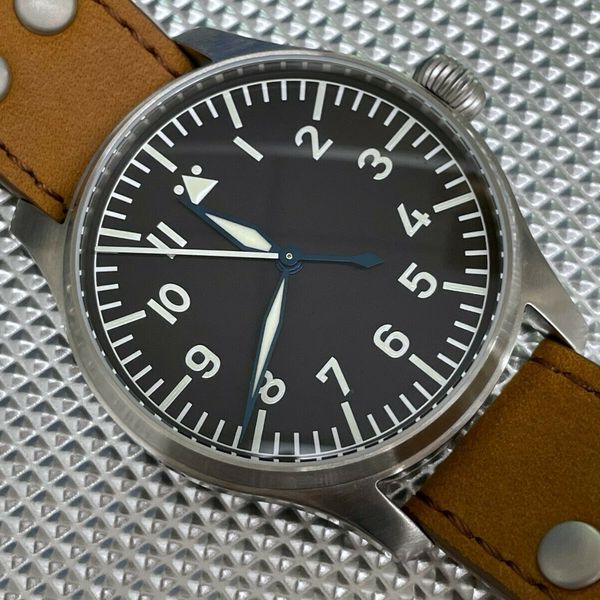 Stowa Flieger Classic 40 Manual Wound ETA 2804-2, No Date, No Logo, FL ...