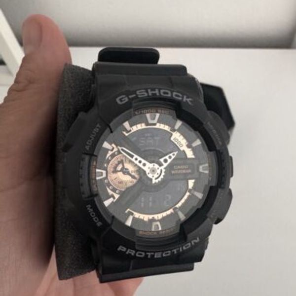 Casio G-Shock Analog Digital Men's Wristwatch Black (GA110RG-1A) | WatchCharts Marketplace