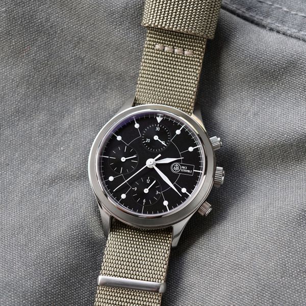 FSOT: 6B (gasgasbones) Scramble Pilots Chronograph Watch (similar to a ...