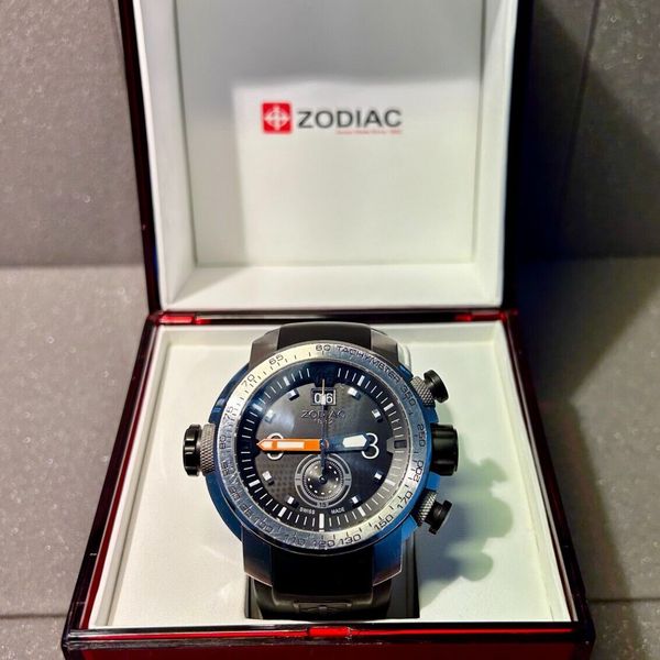 Zodiac ZMX-03 ZO8505 Quartz Chronograph Diver Date Watch w/ Light in Original Box | WatchCharts ...