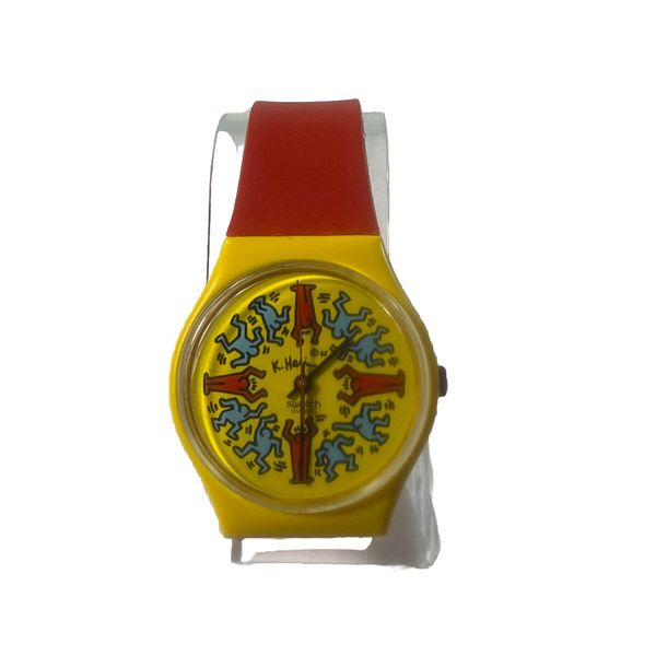 Swatch by Keith Haring, Modele Avec Personnages, 1985 - New battery ...