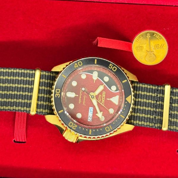 Seiko 5 Sports Brian May Limited Edition Red Special | WatchCharts ...