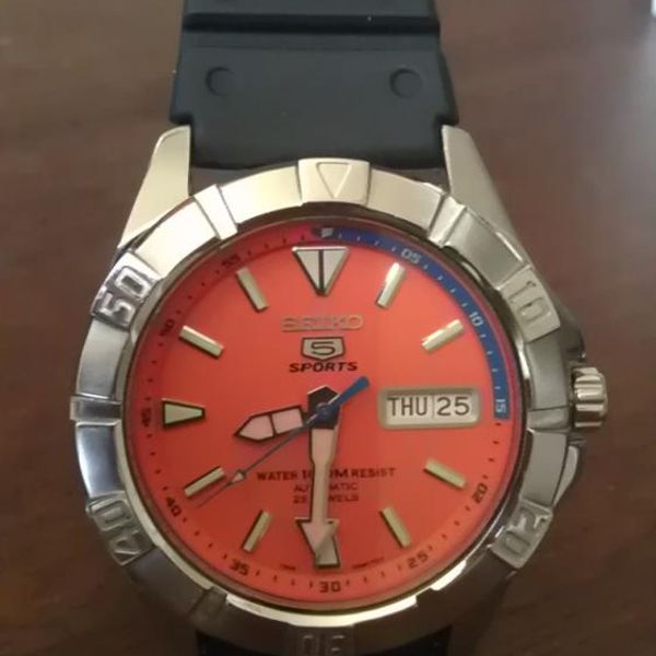 FS: Seiko 5 Orange Automatic Diver | WatchCharts