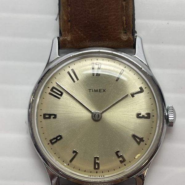 1968 Timex Mechanical Watch Gold Dial | WatchCharts Marketplace