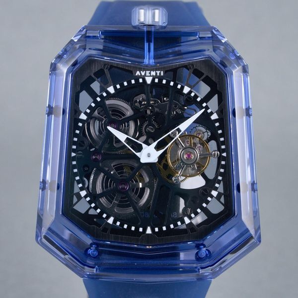 FS: 2021 Aventi Royal Blue Sapphire Ref: A11-02 Tourbillon with Box and ...
