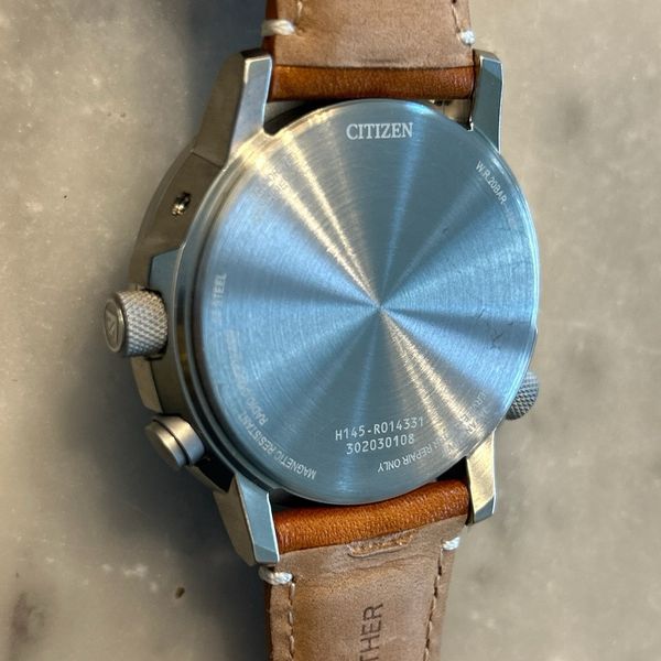 Citizen Air Skyhawk Promaster Sapphire Blue Dial Leather Watch CB0241 ...