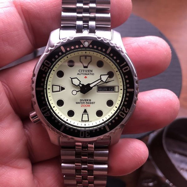 Citizen NY0040-09W Promaster 200m ISO certified Divers Watch Full Lume ...