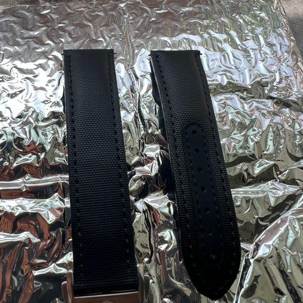 [WTS] Artem - Loop-Less Black Sailcloth Watch Strap with Black ...