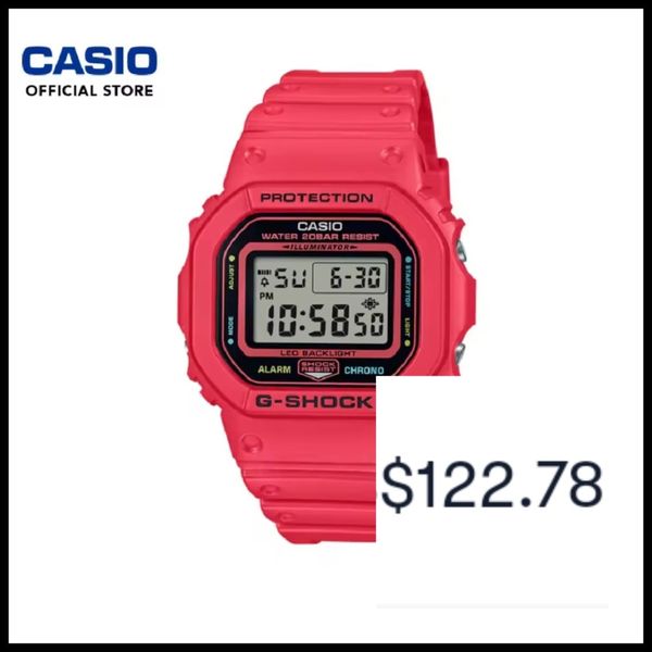 Casio G-Shock Digital Watch - Red | WatchCharts Marketplace