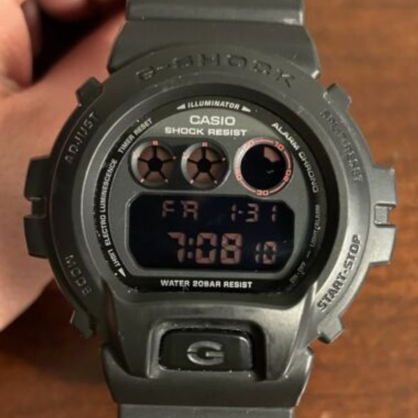 Casio G-Shock DW6900MS Clean Watch Black With New Battery | WatchCharts ...
