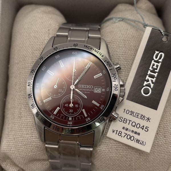 Seiko Selection Spirit Tachymeter Watch SBTQ045 Chronograph ...