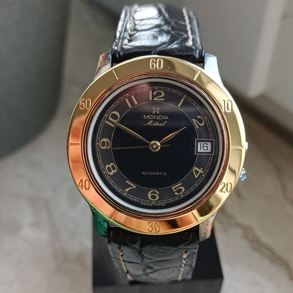 MONDIA Mistral By ZENITH Automatic Oversize 36mm NOS | WatchCharts ...