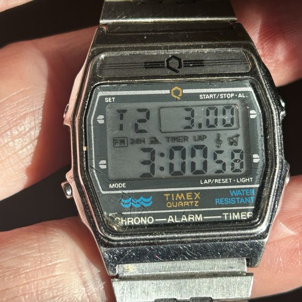 Timex Q Vintage Digital LCD Watch | WatchCharts Marketplace