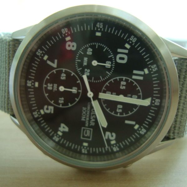 Pulsar PM3129 RAF Military Chronograph - $85.00 | WatchCharts