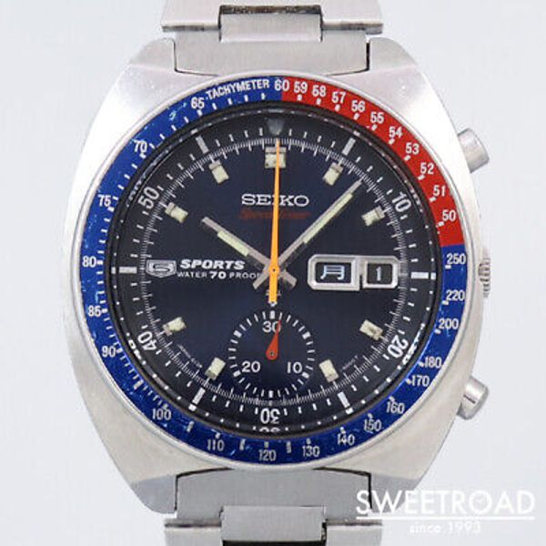 Seiko Sports Speed Timer/Early Model/Ref.6139-6000/Made In 1969/W-27381 ...