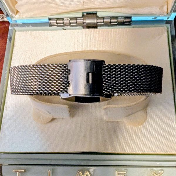 Vintage 70s Timex display case box BOX only, watch not included ...