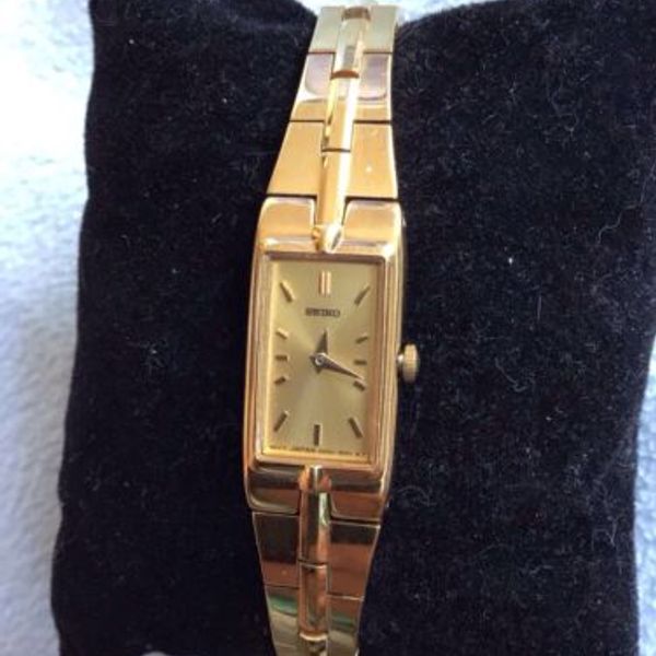 Classic Seiko Ladies Gold Watch # 2E20-7479 Mint Condition ...