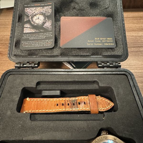 Boldr Odyssey bronze Meteorite 44 mm - FULL KIT | WatchCharts Marketplace