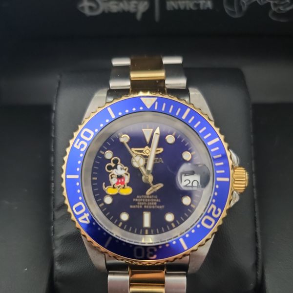Limited Edition Disney Invicta Mickey Mouse Watch - Stainless Steel ...