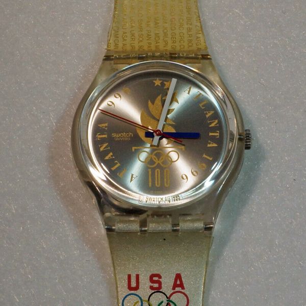 Swatch Watch 1996 Atlanta Olympics USA Team | WatchCharts Marketplace