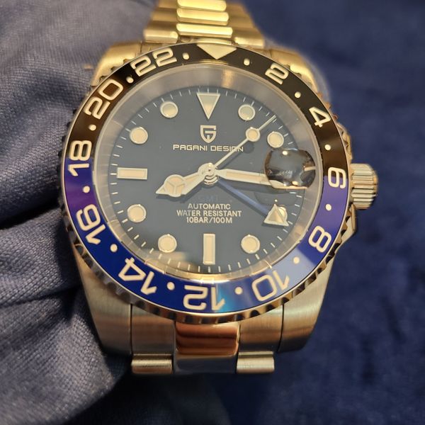 Pagani Design NH34 Batman GMT | WatchCharts Marketplace