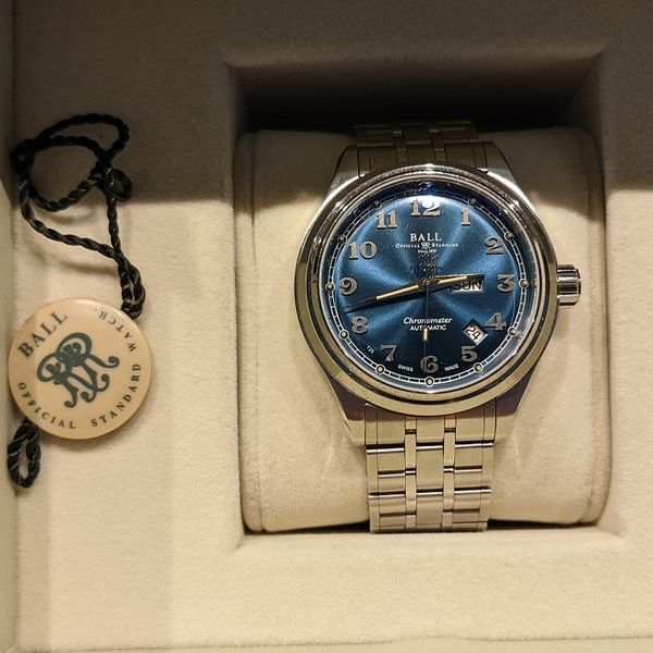 FS: Ball Trainmaster Cleveland Express with Blue Dial | WatchCharts