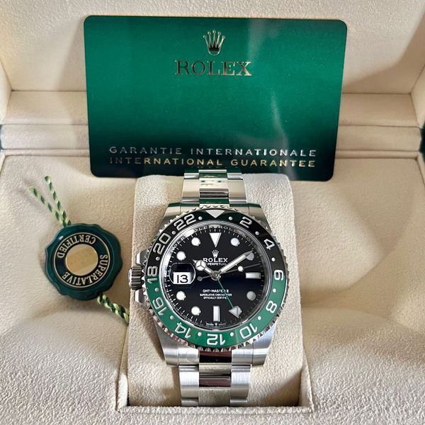 Rolex 2024 Sprite Oyster Ceramic GMT Master II 126720VTNR (December ...
