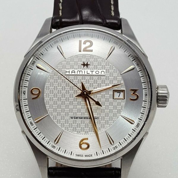 Hamilton Jazz Master Viewmatic Automatic Analog Brown Leatherband ...